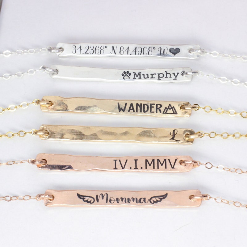 Engraved Bracelet - Etsy