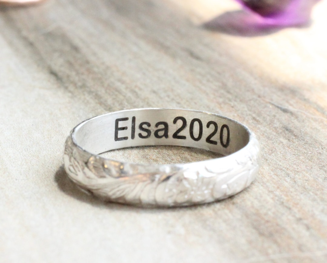 Custom Ring Engraving ONLY // Inside or Outside Ring Engraving ...
