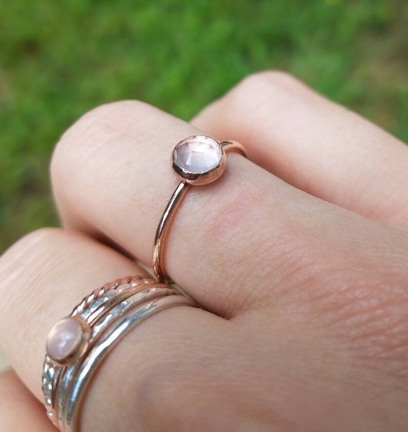14K Rose Gold Filled Rose Quartz Ring Rose Cut Rose Quartz Etsy 14k-rose-gold-filled-rose-quartz-ring-rose-cut-rose-quartz-etsy