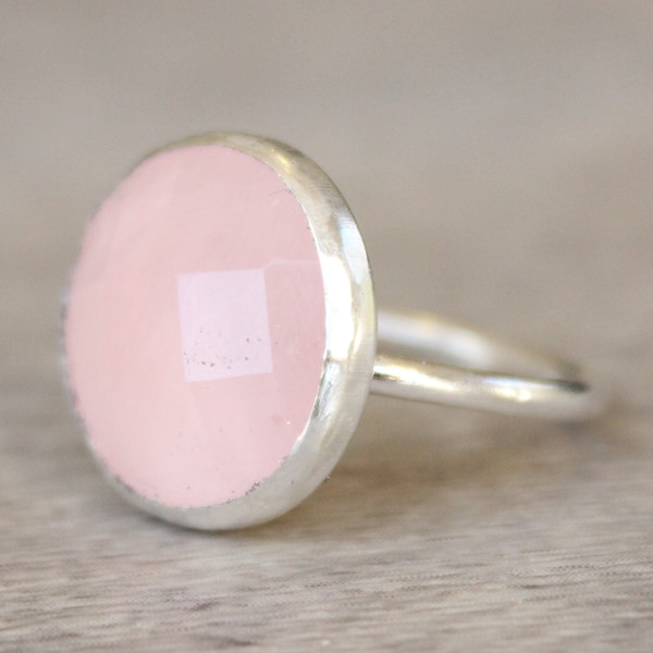 Rose Quartz Ring - Etsy