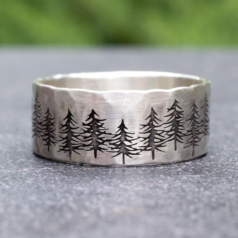 Tree Signet Ring - Etsy