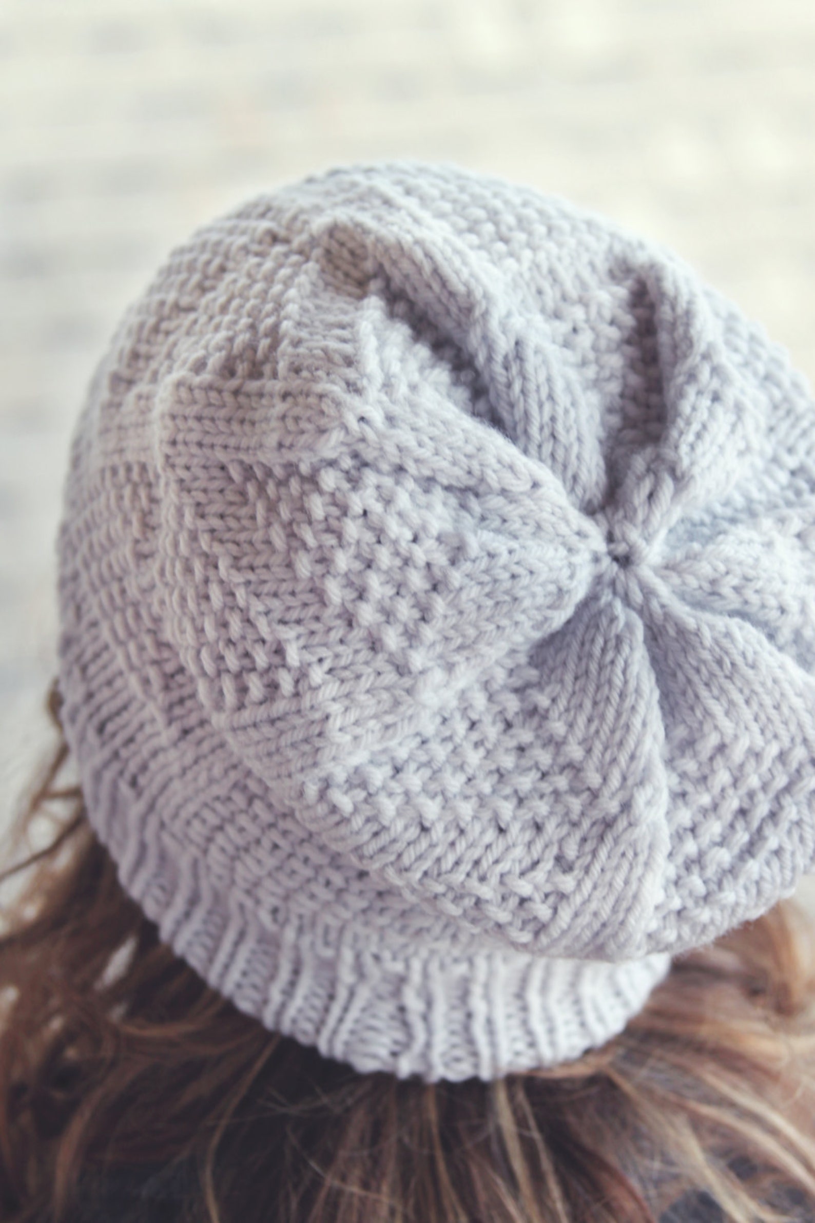 KNITTING PATTERN | Dreiecke Hat - Fast Triangle Slouch Textured ...