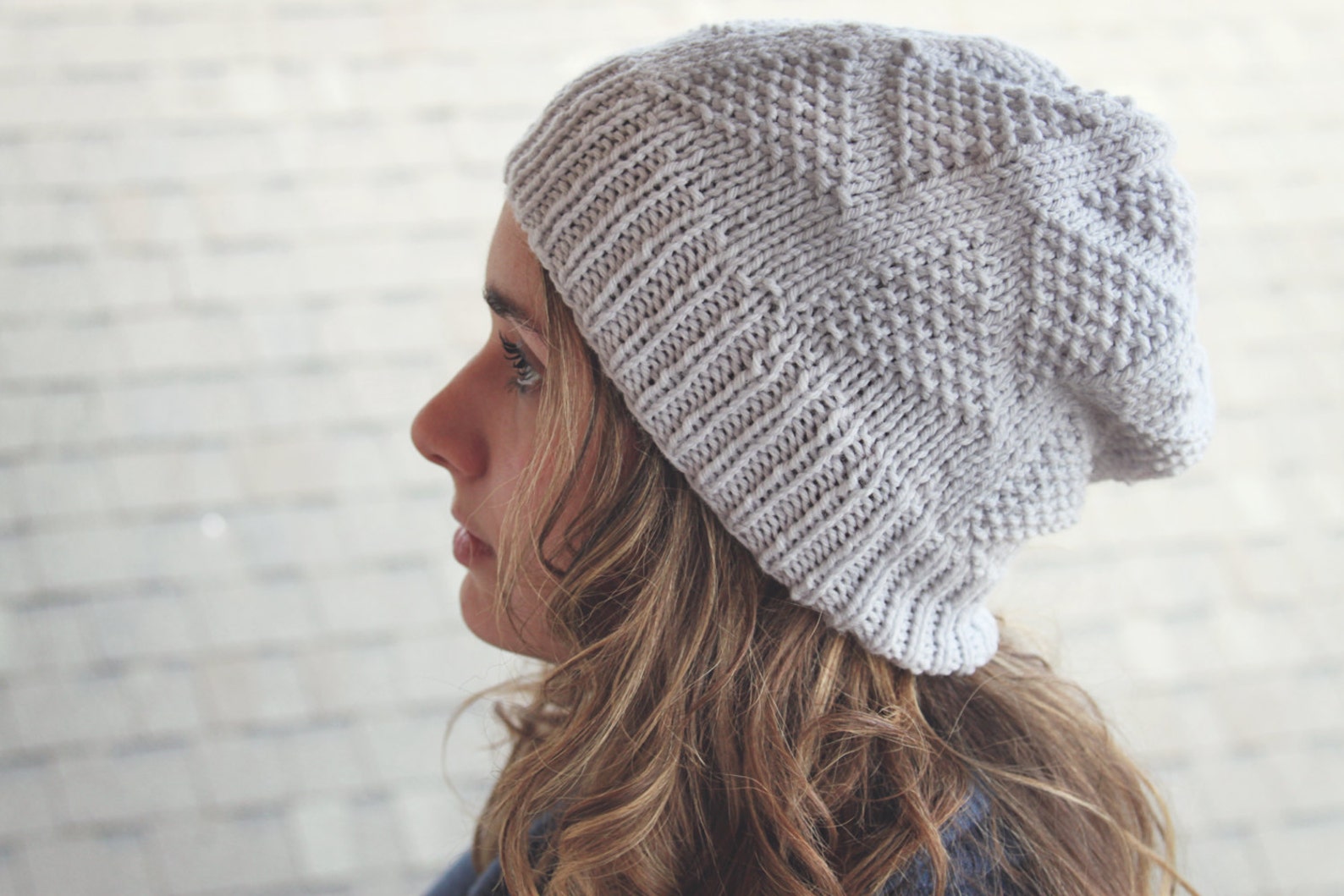 KNITTING PATTERN | Dreiecke Hat - Fast Triangle Slouch Textured ...