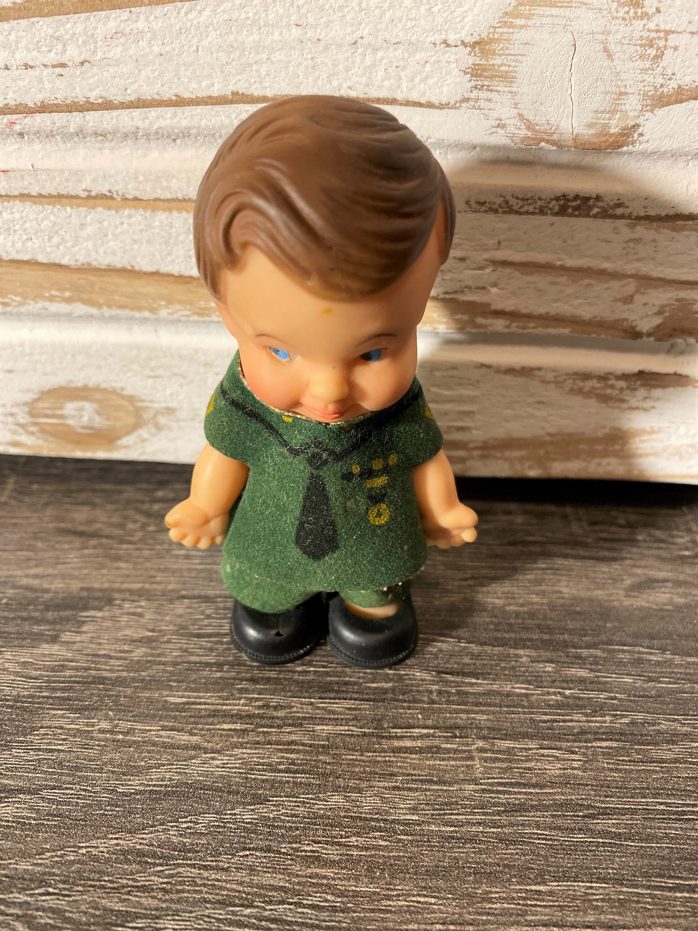 Vintage Pee Wee Soldier Scout Boy in Uniform Rubber Doll 1960s - Etsy