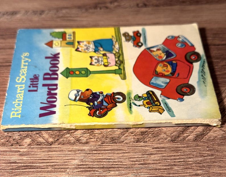 Richard Scarry's Little Word Book 1978 Vintage Paperback Small Children ...