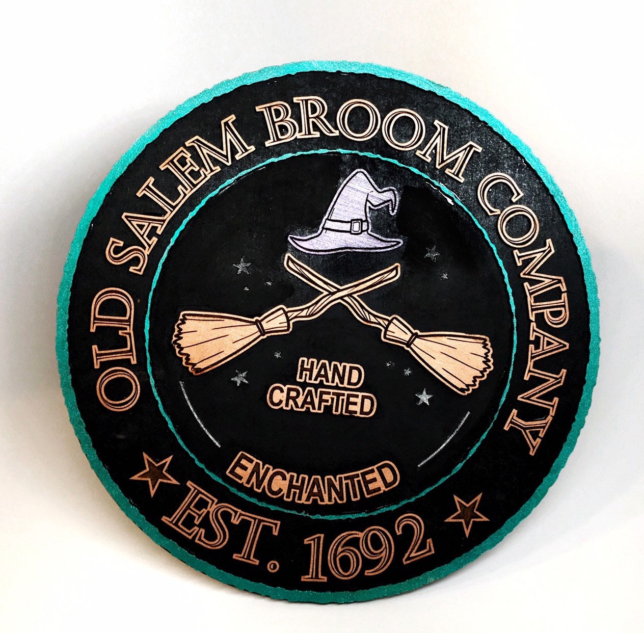 Old Salem Broom Company Wall Hanger Sign Halloween Decor - Etsy Singapore