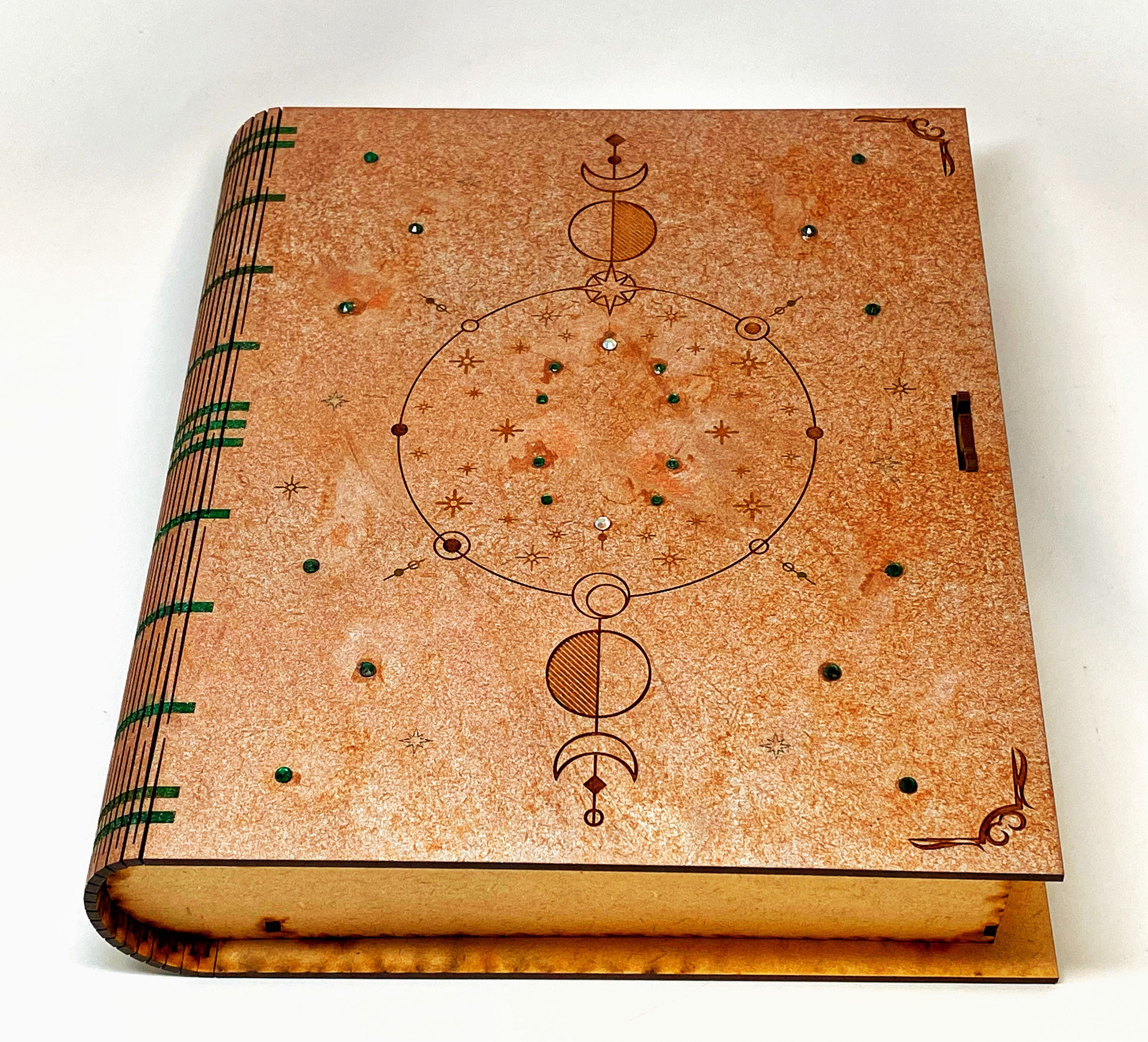 Large Book Box With Spellbook Design and Living Hinge Binding - Etsy