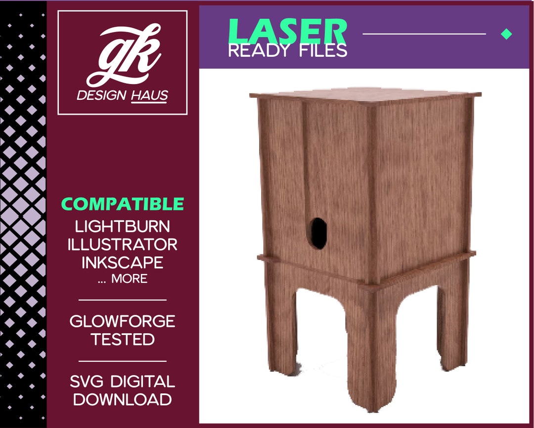 Boxed Wine Sleek Display and Serving Box With Lid for Both 3l and 5l ...