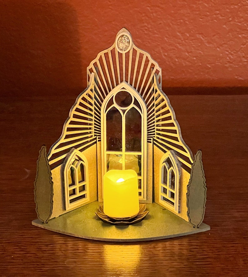 Church / Mission Grotto Style Candle Display for 1/8 - Etsy