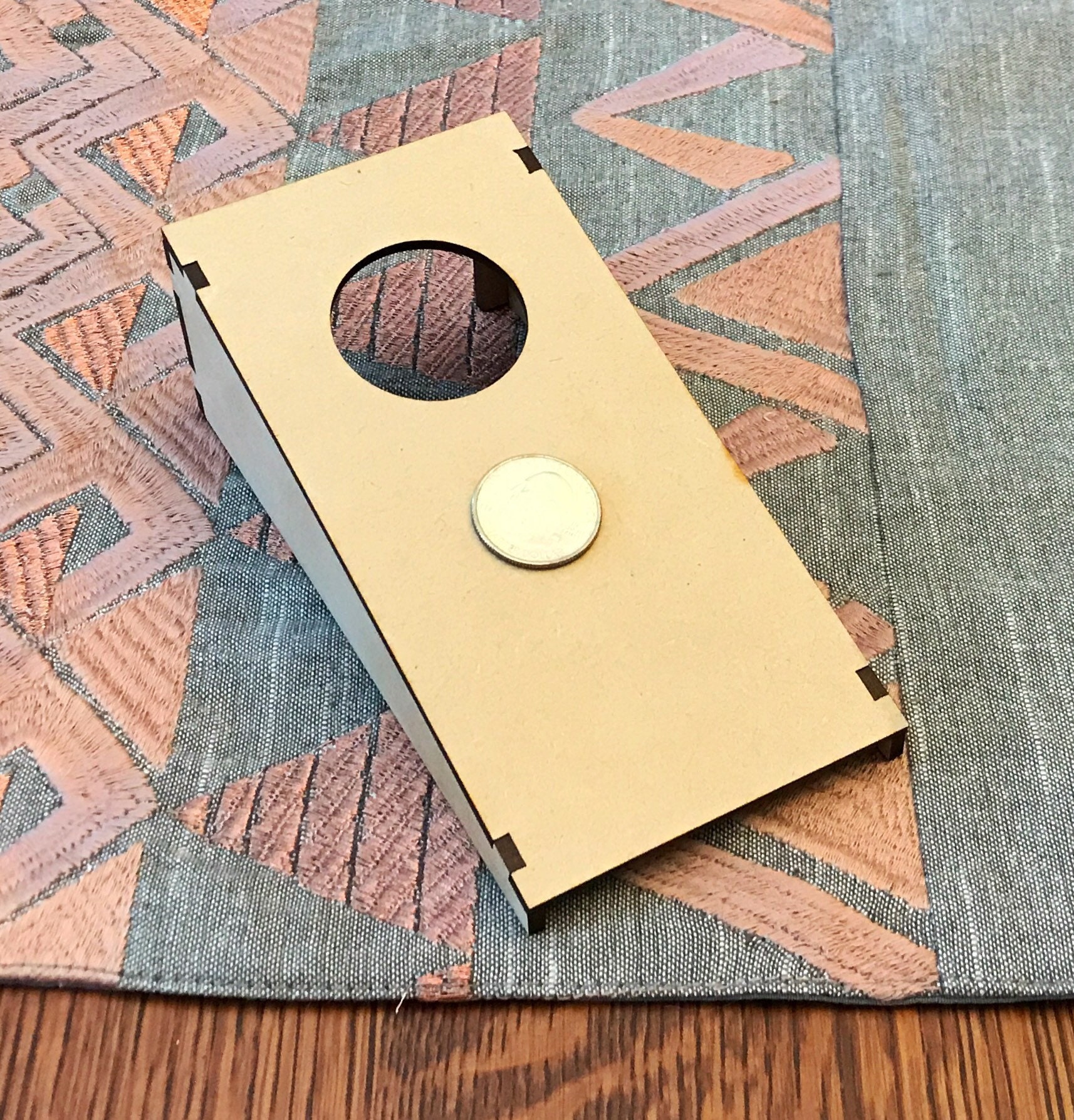 Desktop Mini Cornhole Coin Toss Game Design 1/8 - Etsy