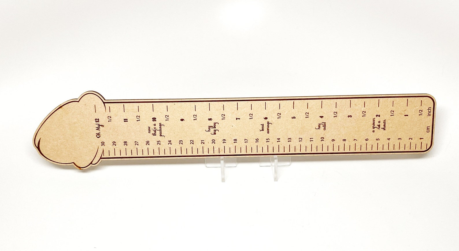 Laser Cut SVG File for Favors | Peter Meter 6" Version Joke Ruler ...