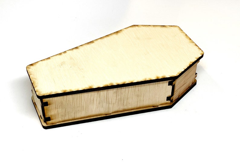 Coffin Shaped Box for 1/4 .21 Material 8 - Etsy