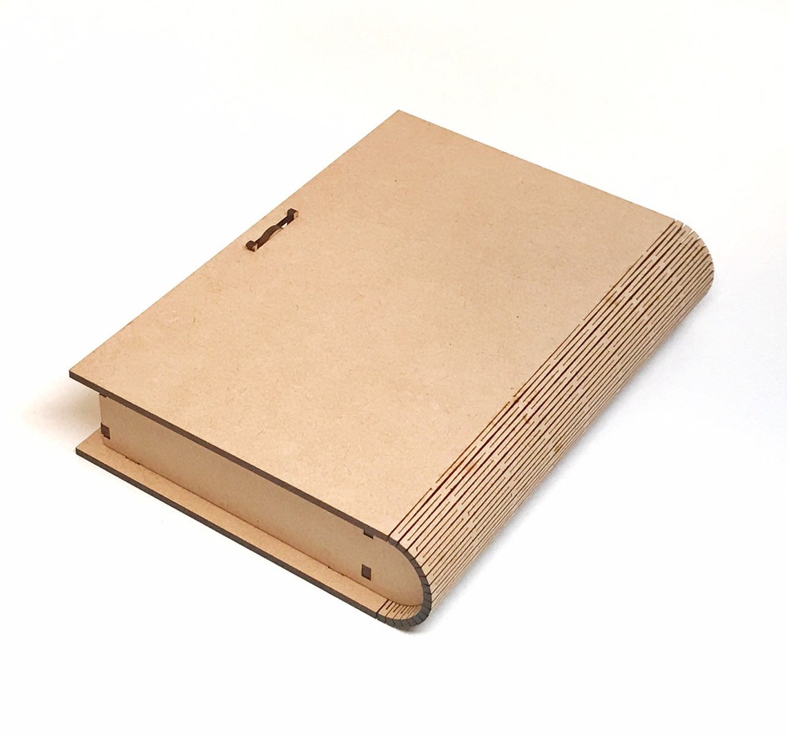 Book Box With Living Hinge Binding and Pinch Clasp - Etsy