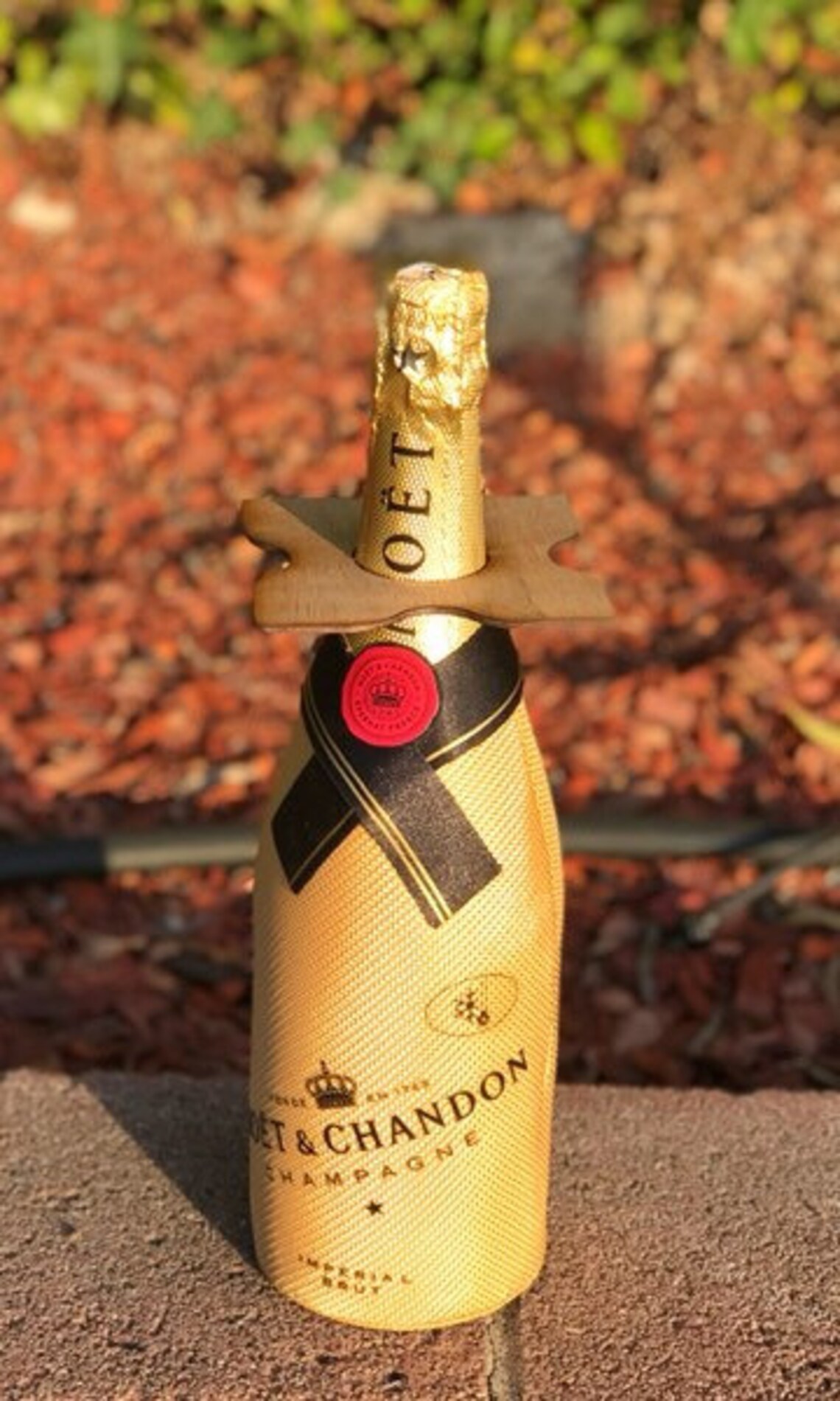 Champagne / Wine Bottle Gift Box With Damask Design for - Etsy