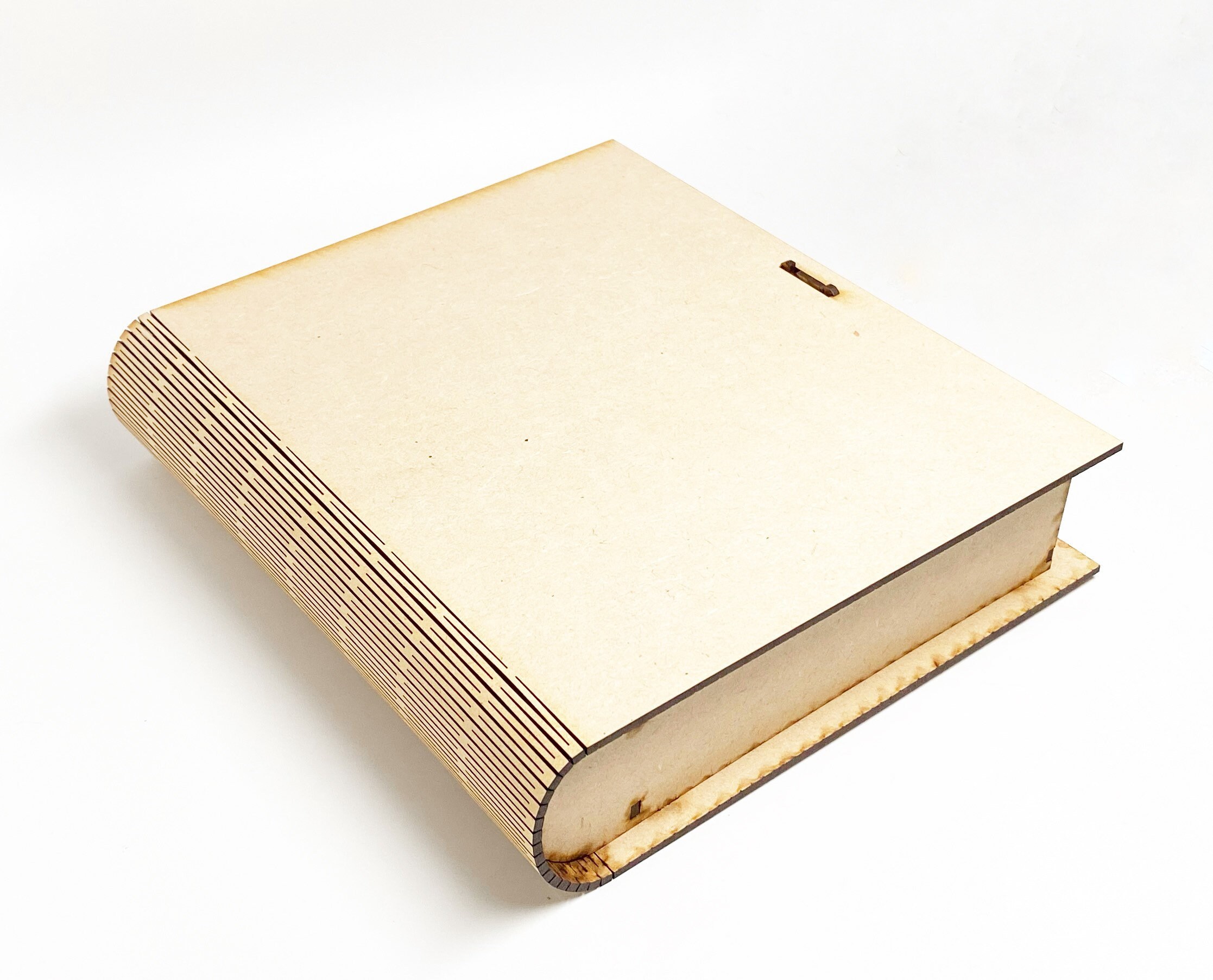 Large Book Box With Living Hinge Binding and Pinch Clasp for - Etsy