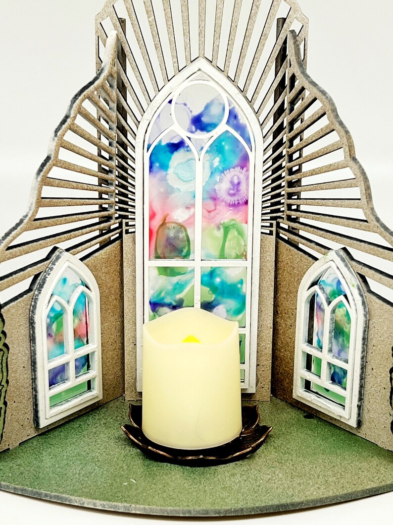 Church / Mission Grotto Style Candle Display for 1/8 - Etsy