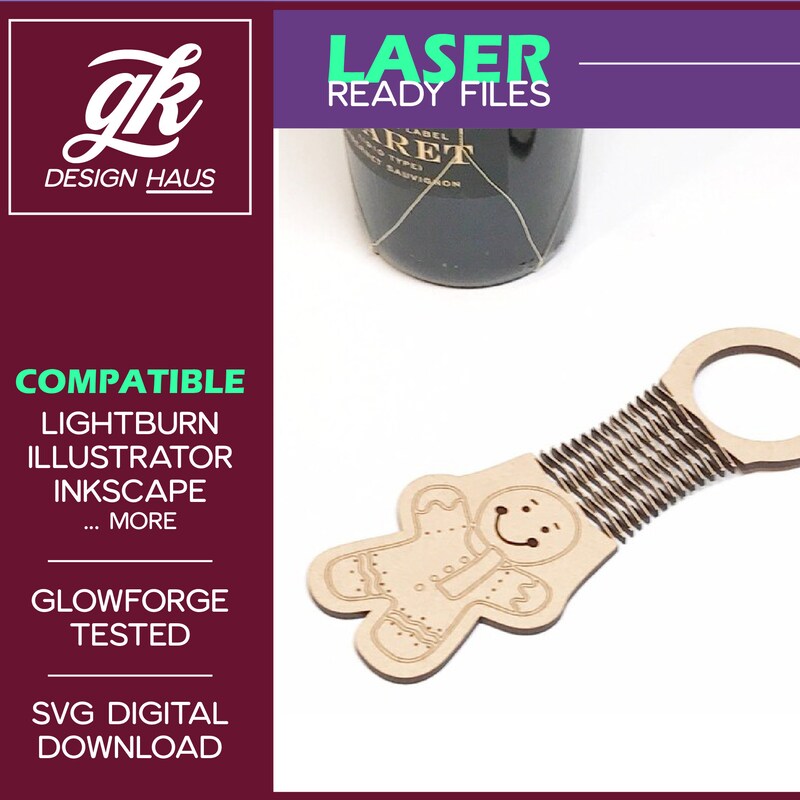 Gingerbread Wine Bottle - Etsy