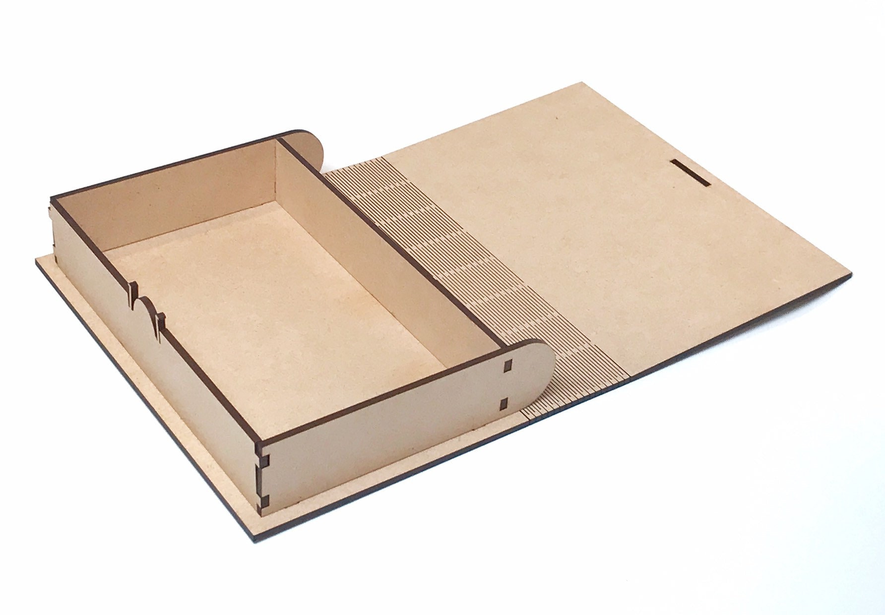 Book Box With Spellbook Design and Living Hinge Binding and | Etsy