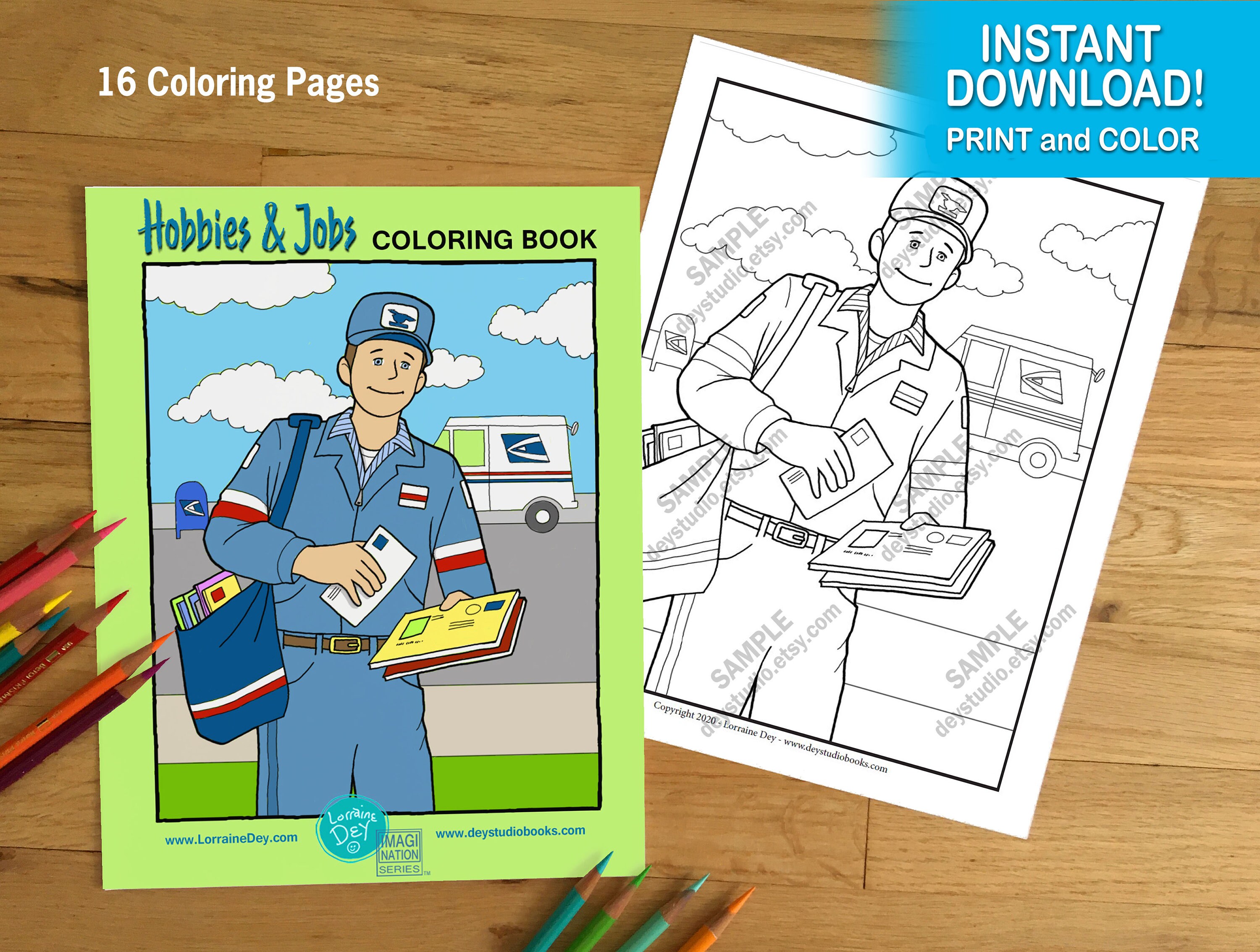 Hobby Coloring Pages