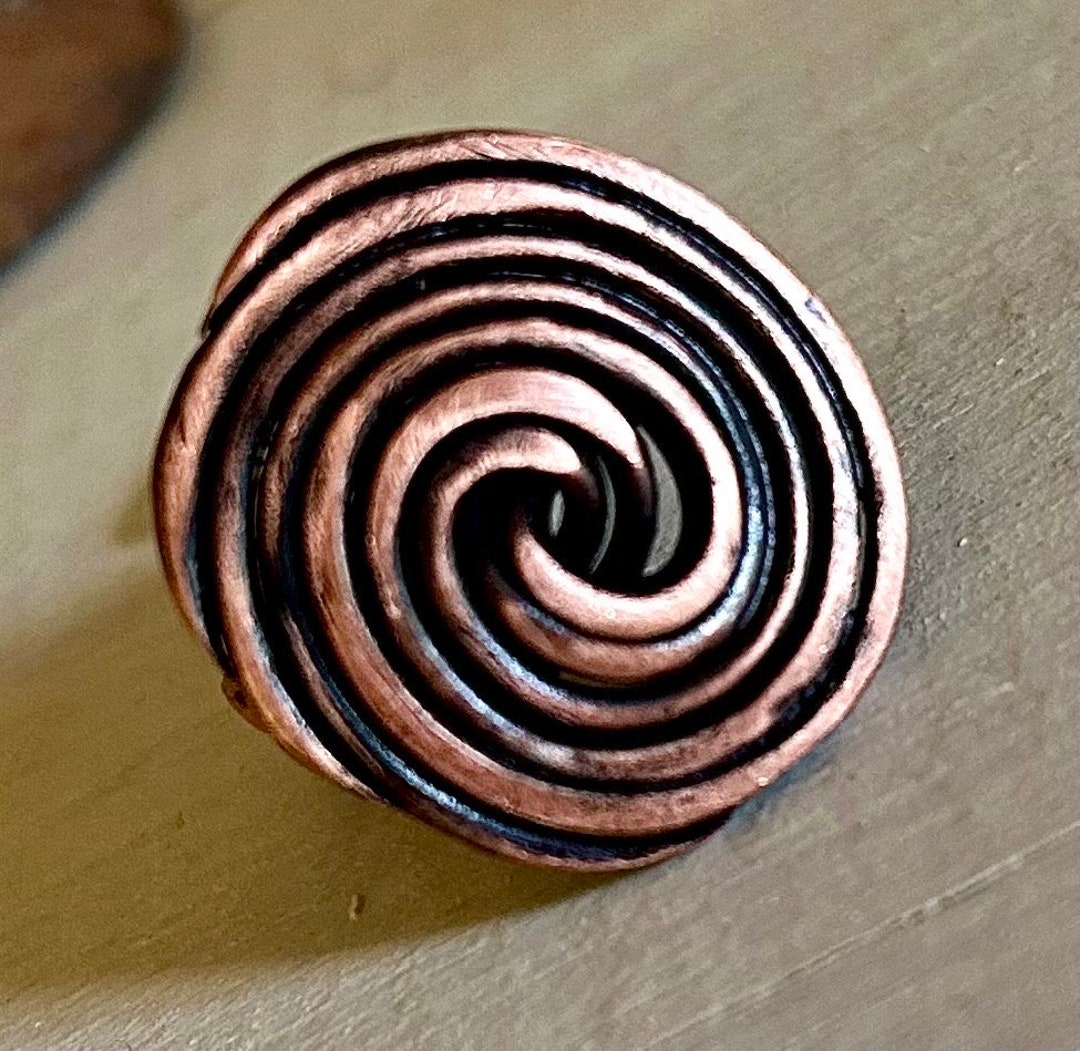 COPPER TWIST Ring - Copper Ring, Twisted Ring, Statement Ring, Copper ...