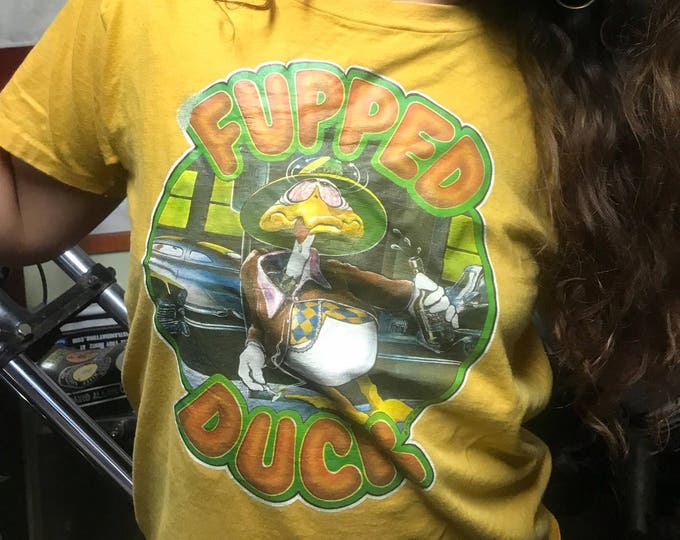 70s Vintage Fupped Duck Roach Shirt Funny Drunk Ducks Cute - Etsy