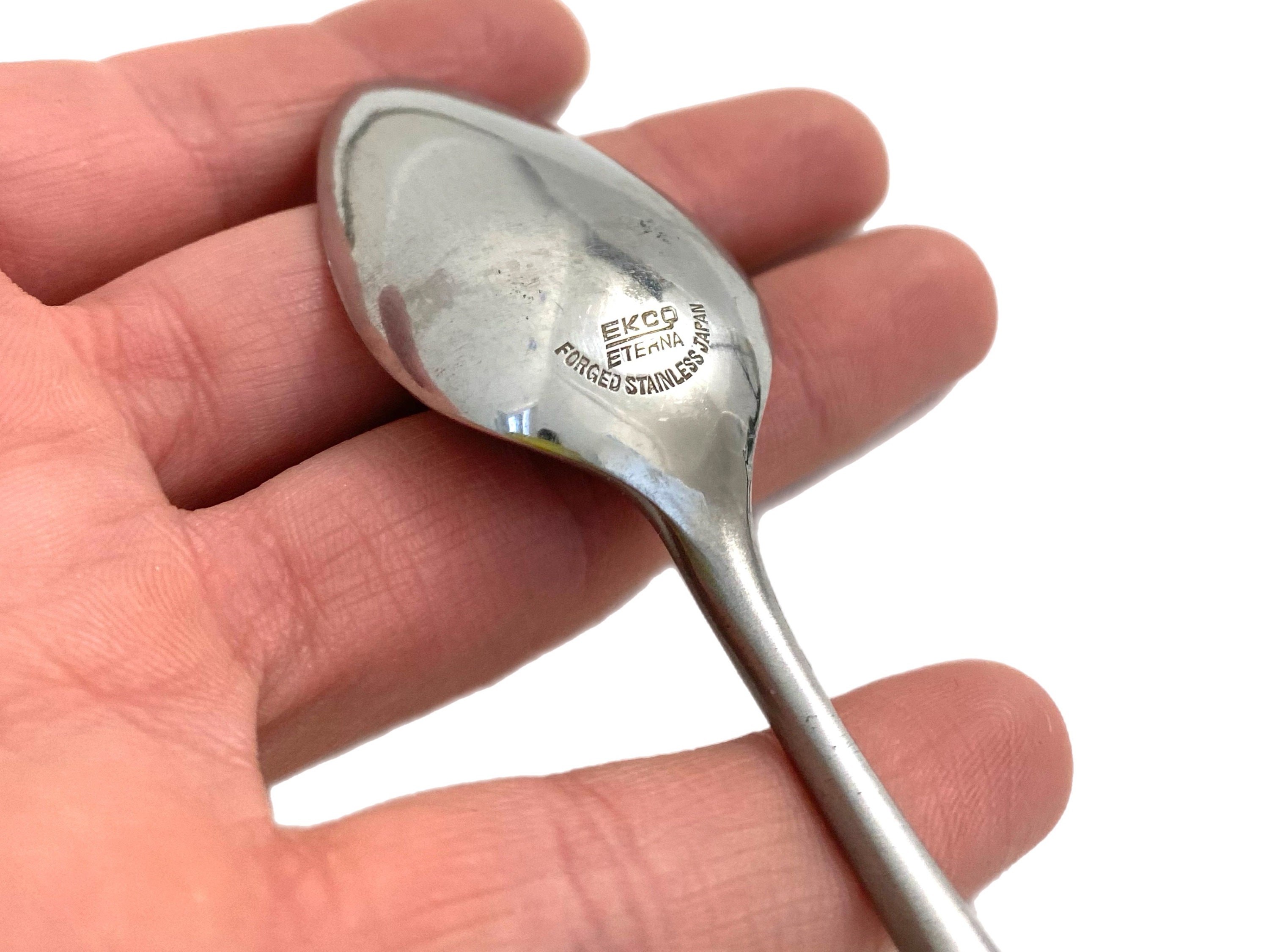 Vintage // Ekco Eterna Teaspoon Set of 4, Replacement Spoons, Black ...