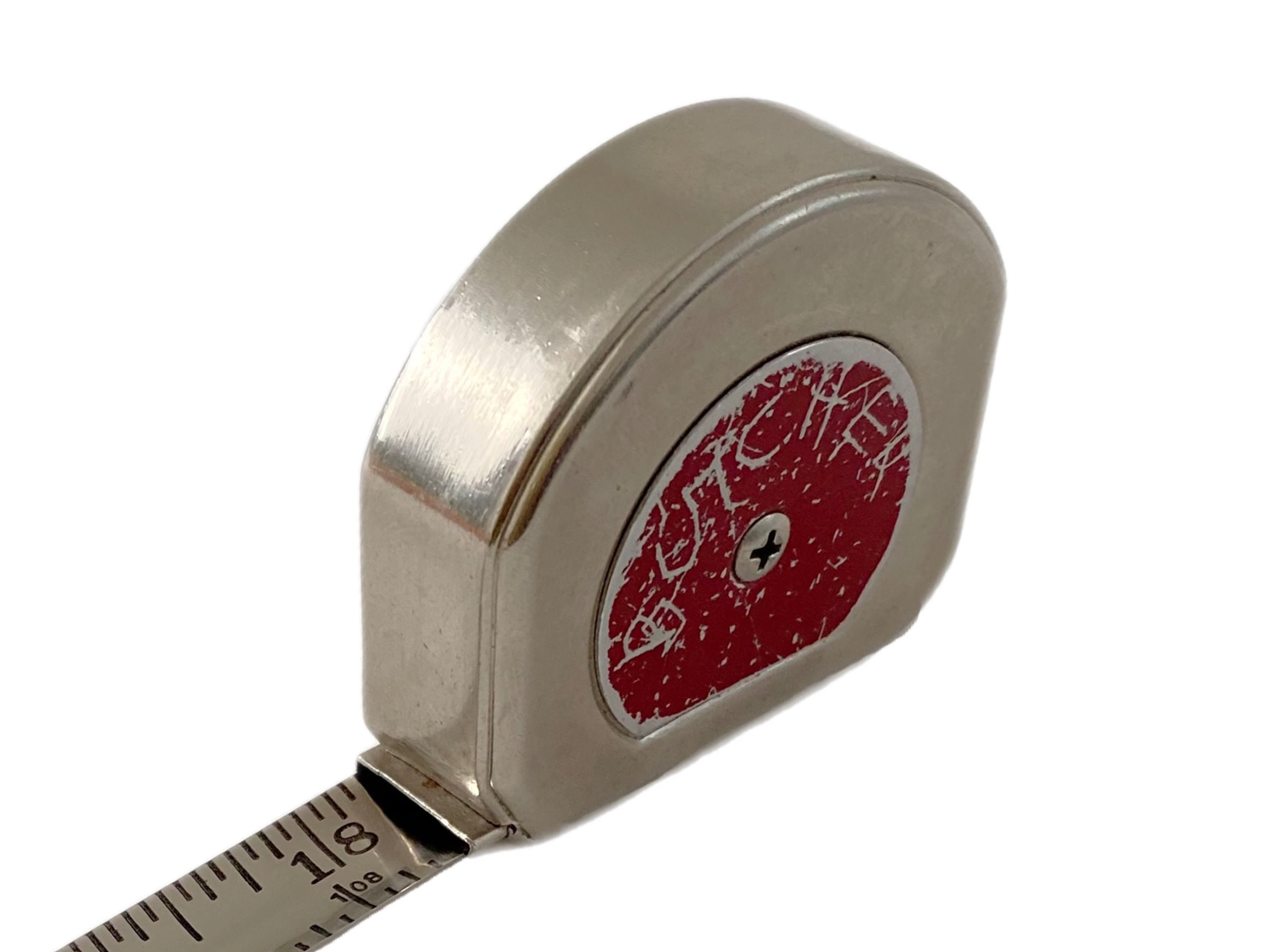 Vintage // Vintage Lufkin Silver & Red Pocket Sized Retractable 6 Foot ...