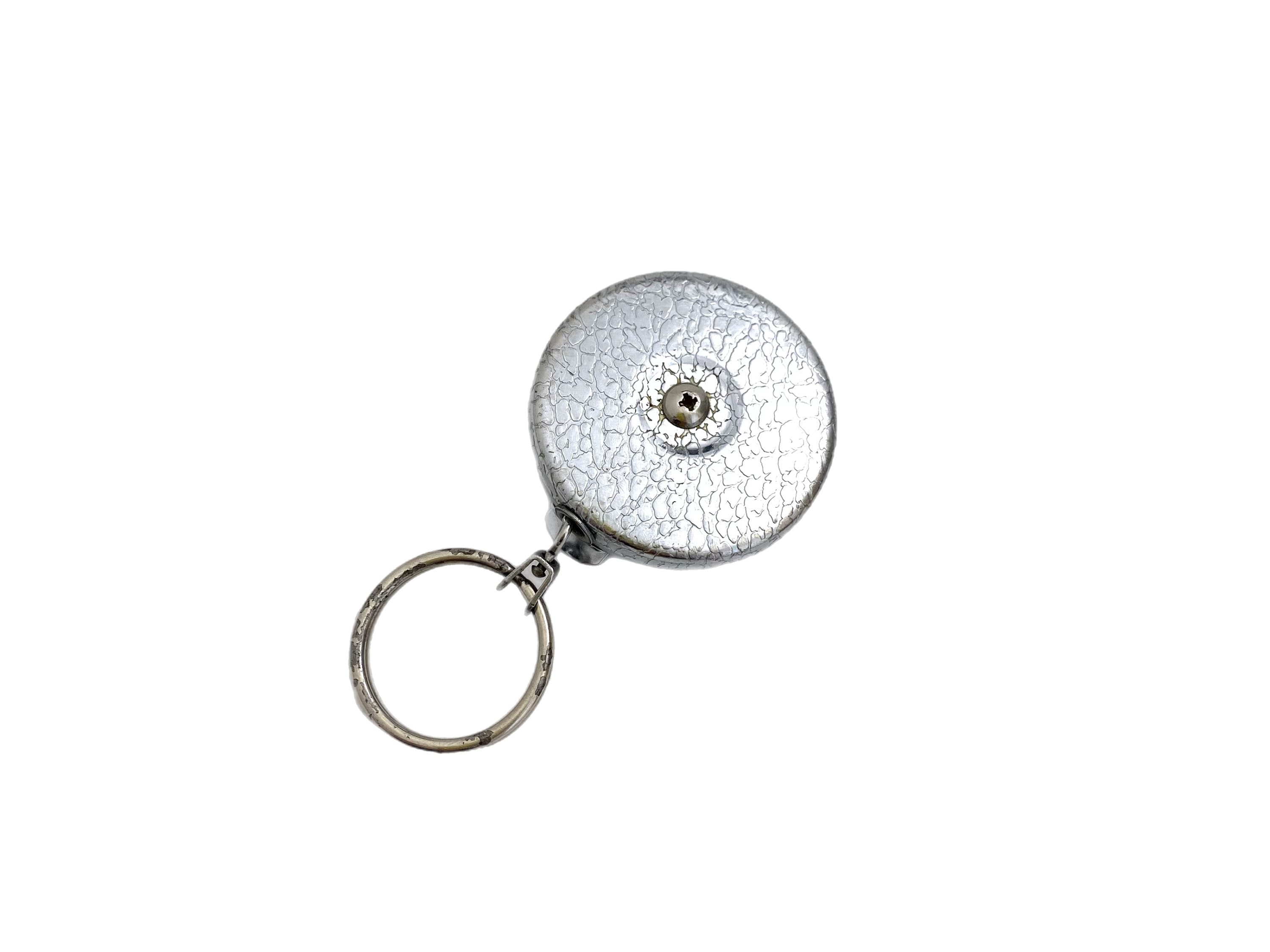 Vintage // Key-bak Self Retracting Silver Belt Clip Key Reel, Key ...