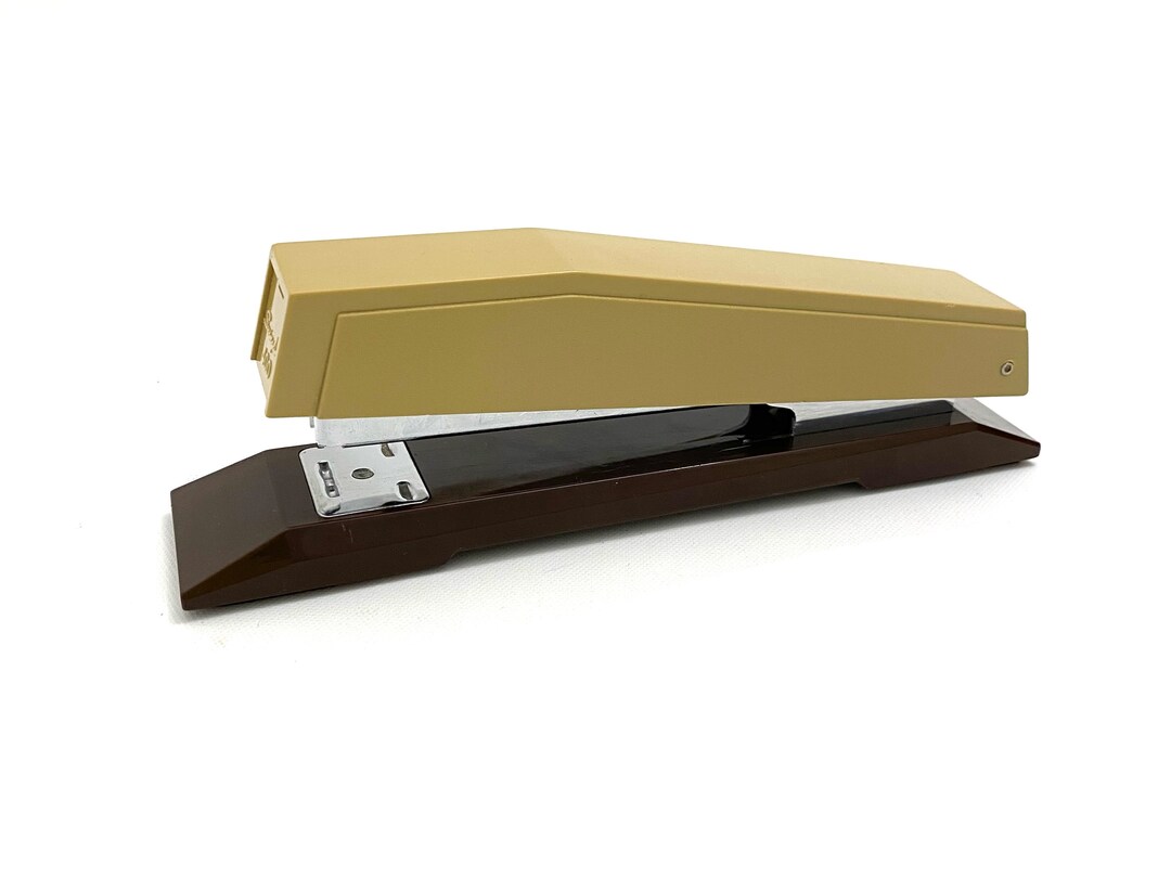 Vintage Swingline 400 Stapler, Brown Tan Plastic & Metal Office Decor ...
