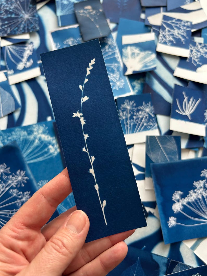Cyanotype Collage and Scrapbook Papers - Etsy