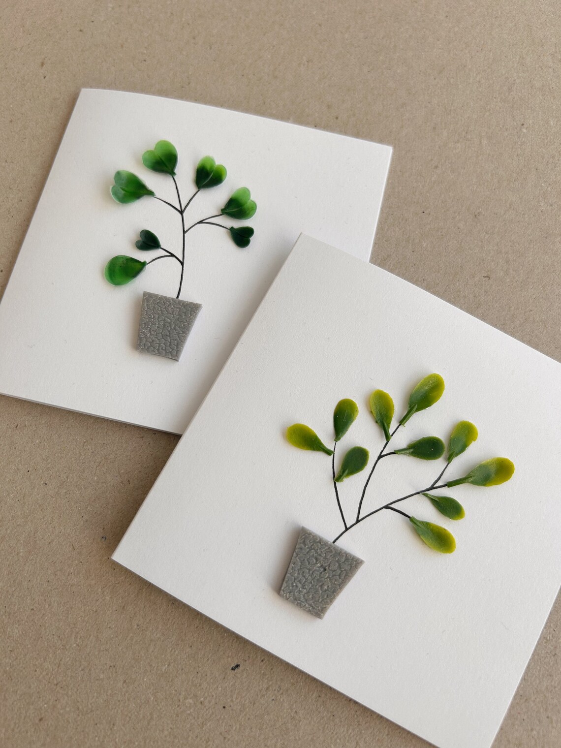 Pack of Two Greeting Cards With Beach Plastic - Etsy