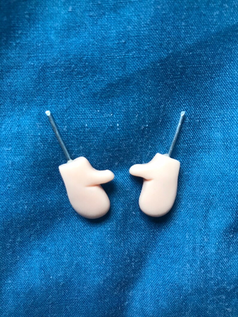 Fimo Polymer Clay Gnome/ Gonk Feet, Hands and Nose Props for Dolls Etc ...