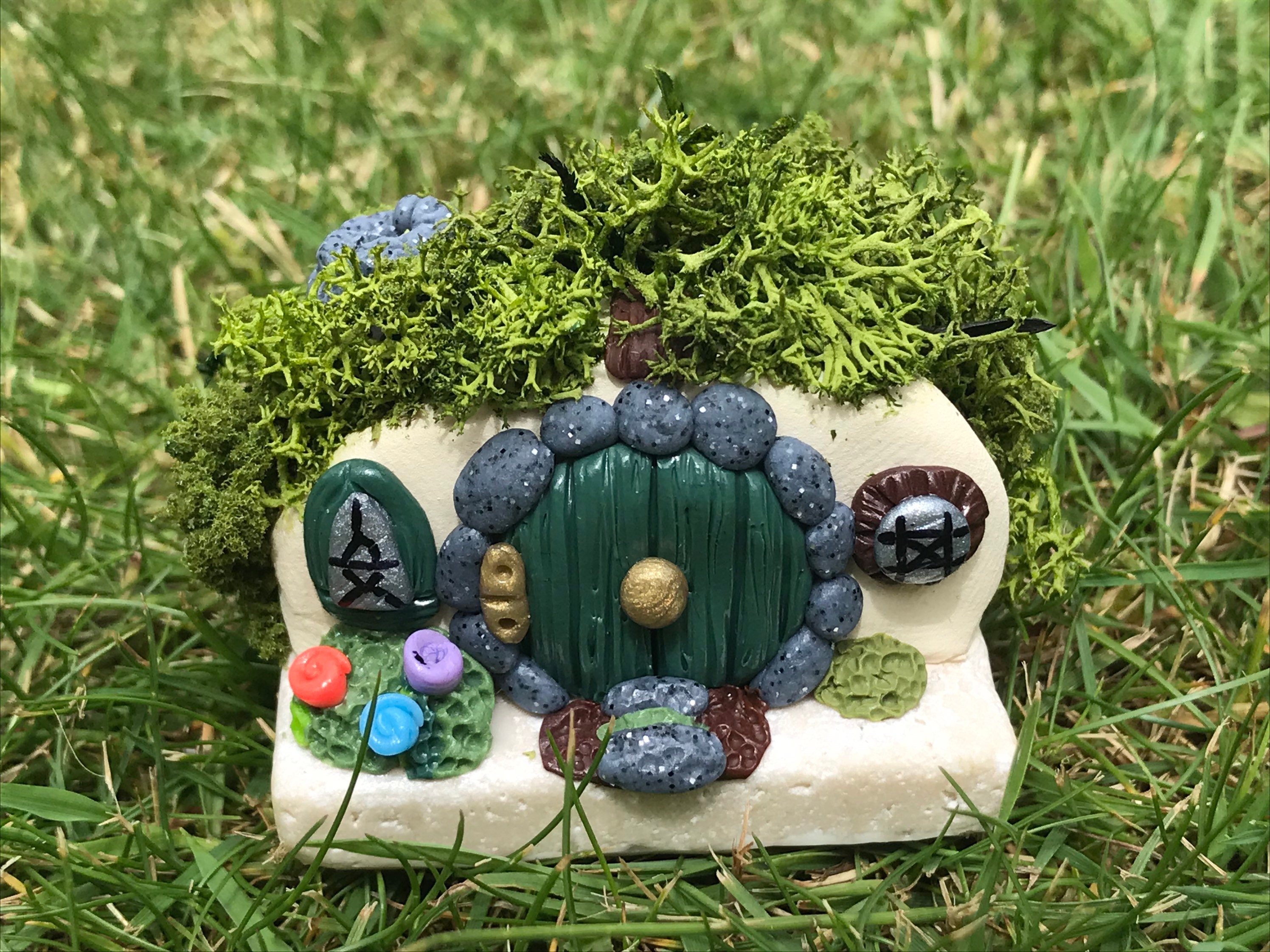 Polymer Clay Inspired Hobbit Houses Fairy House LOTR Art - Etsy UK