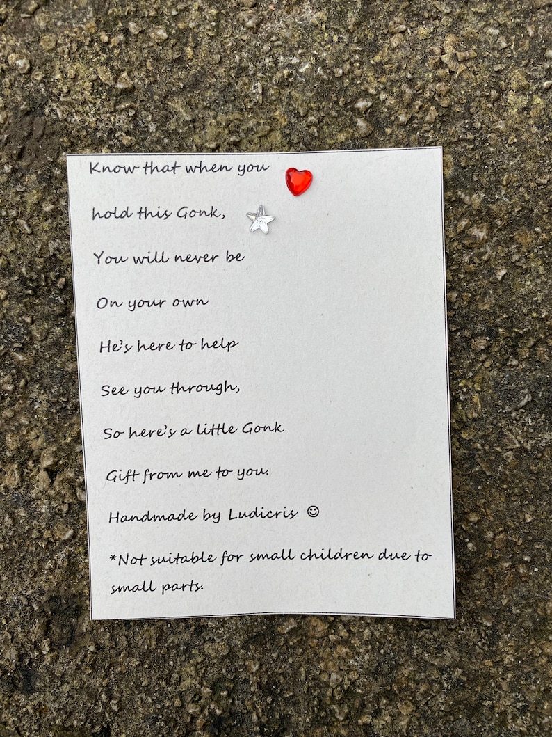 Polymer Clay Worry Guardian Gonk/gnome by Ludicris - Etsy