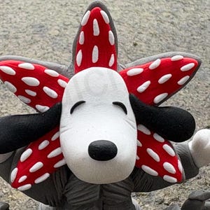 Polymer Clay Demogorgon Snoopy Inspired Creature, Horror Monster ...