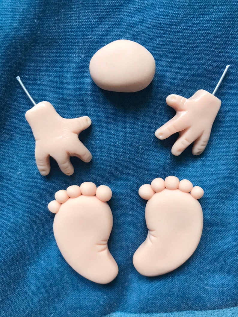 Fimo Polymer Clay Gnome/ Gonk Feet Hands and Nose Props for - Etsy Canada