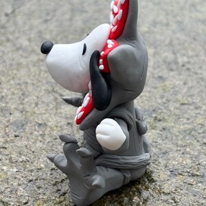 Polymer Clay Demogorgon Snoopy Inspired Creature, Horror Monster ...