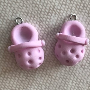 Miniature crocs dangle drop earrings | Etsy