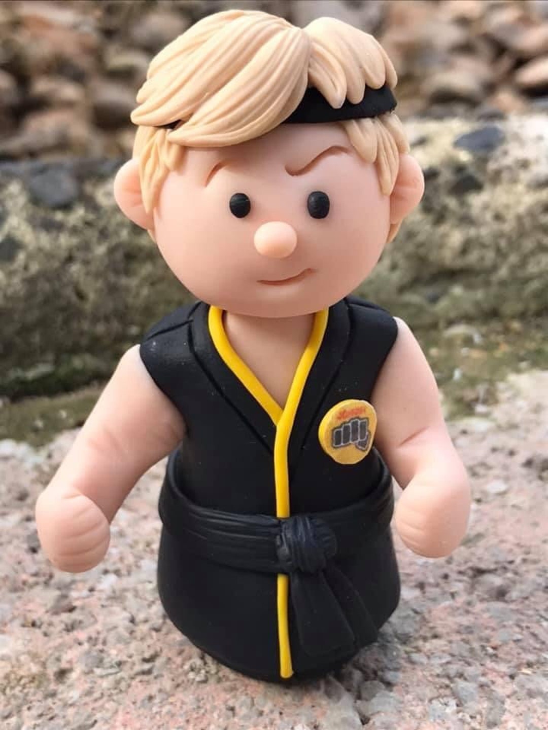 Cobra Kai Inspired Polymer Clay Figure Johnny Lawrence Figure by ...