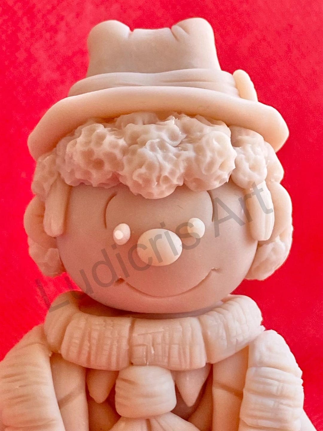 Ludicris Blank Fourth Dr Who Figure, Sculpey Polymer Clay, Handmade ...