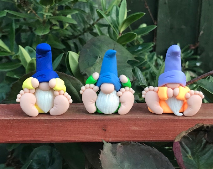 Fimo Polymer Clay Gnome/ Gonk Feet, Hands and Nose Props for Dolls Etc ...
