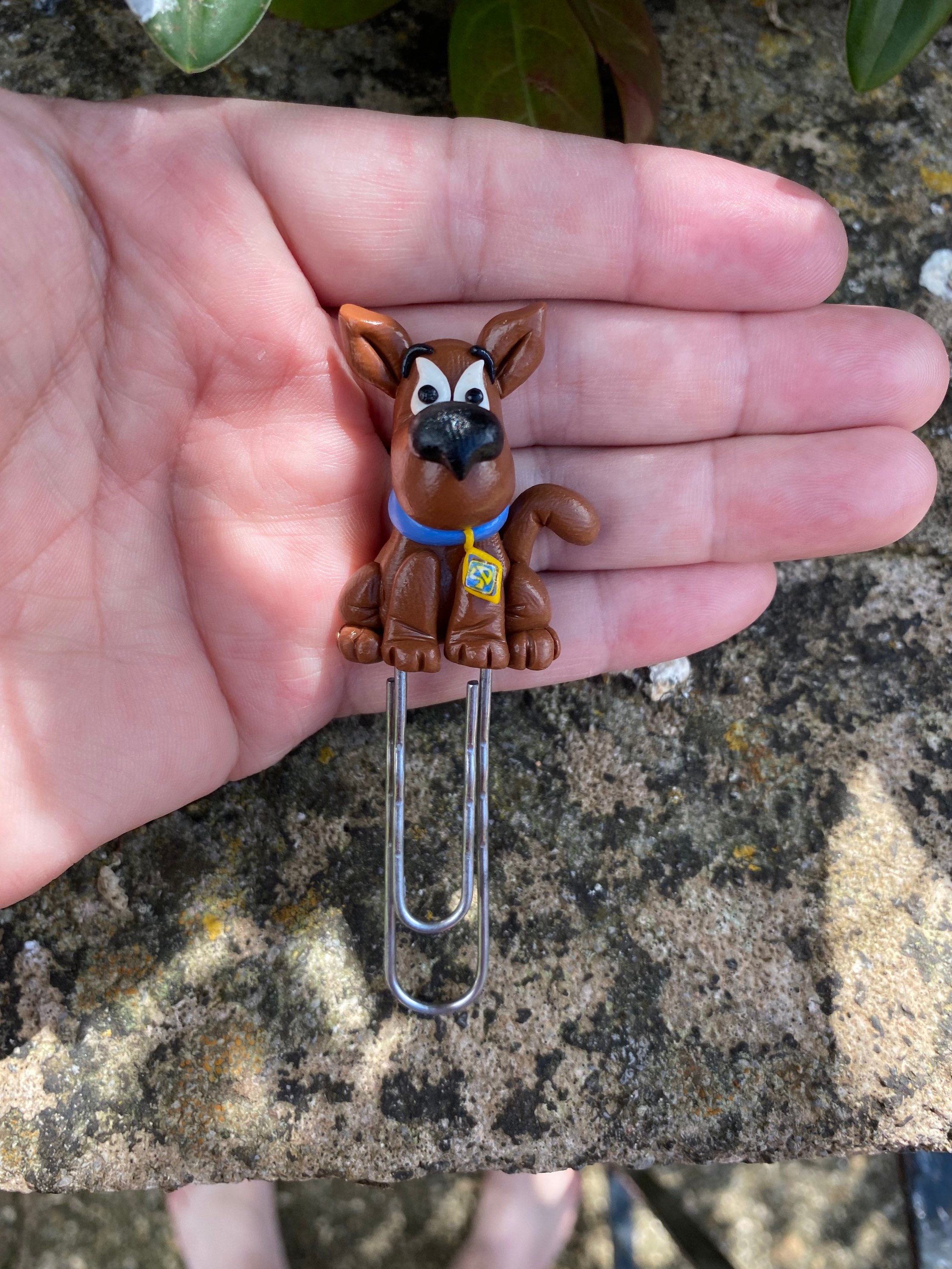 Polymer Clay Scooby Doo Tv/ Film Inspired Bookmarks, Paperclip Bookmark ...