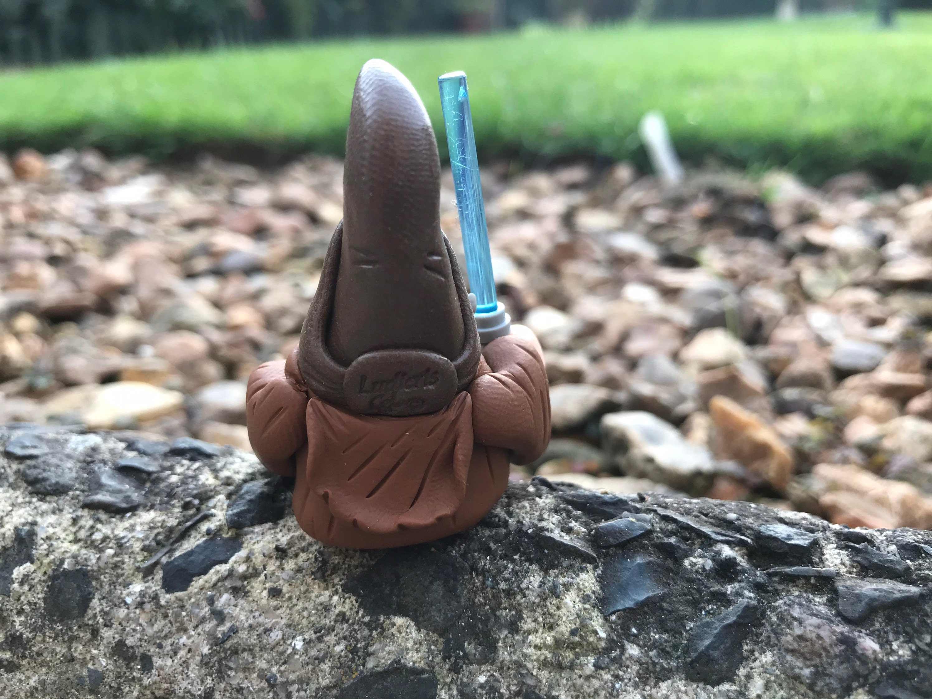 Obi Wan / Yoda Inspired Gonk / Gnome Polymer Clay Figure by Handmade by ...