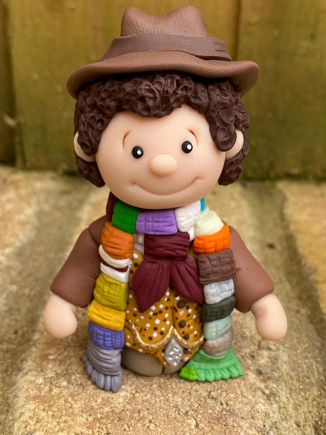 OOAK Polymer Clay Dr Who Tom Baker Fourth Dr by Ludicris. Doctor Who ...