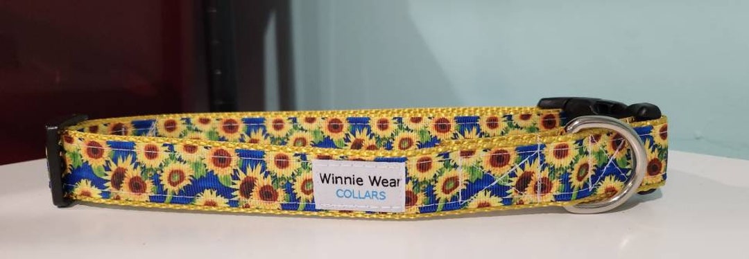 Blue & Gold Sunflower Collar - 2022 - Etsy