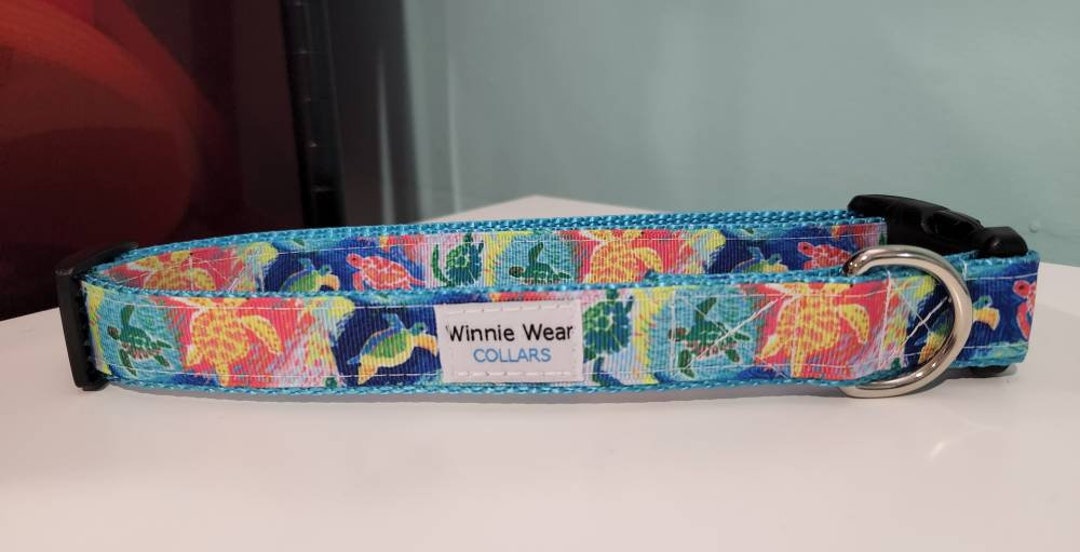 Watercolor Sea Turtle Collar - 2022 - Etsy