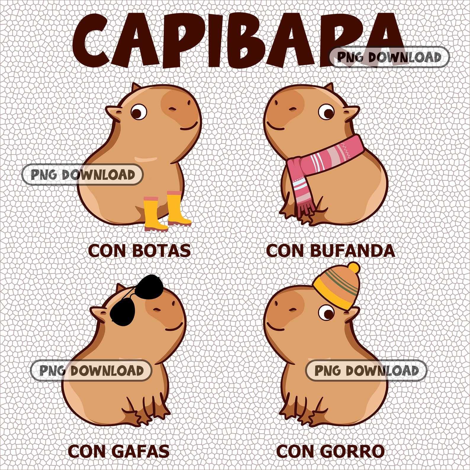 Funny Capibara PNG for Sublimation Spanish Teacher Bilingual Teacher ...