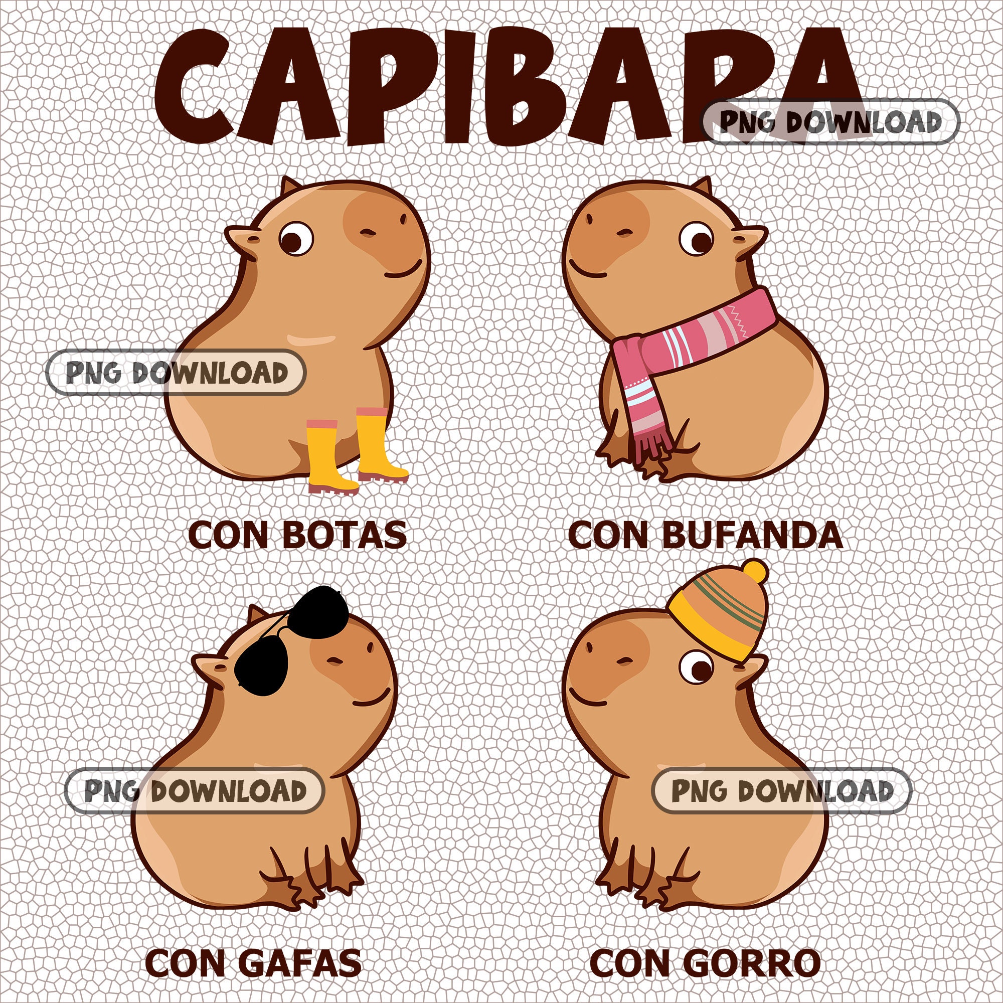 Funny Capibara PNG for Sublimation Spanish Teacher Bilingual Teacher ...
