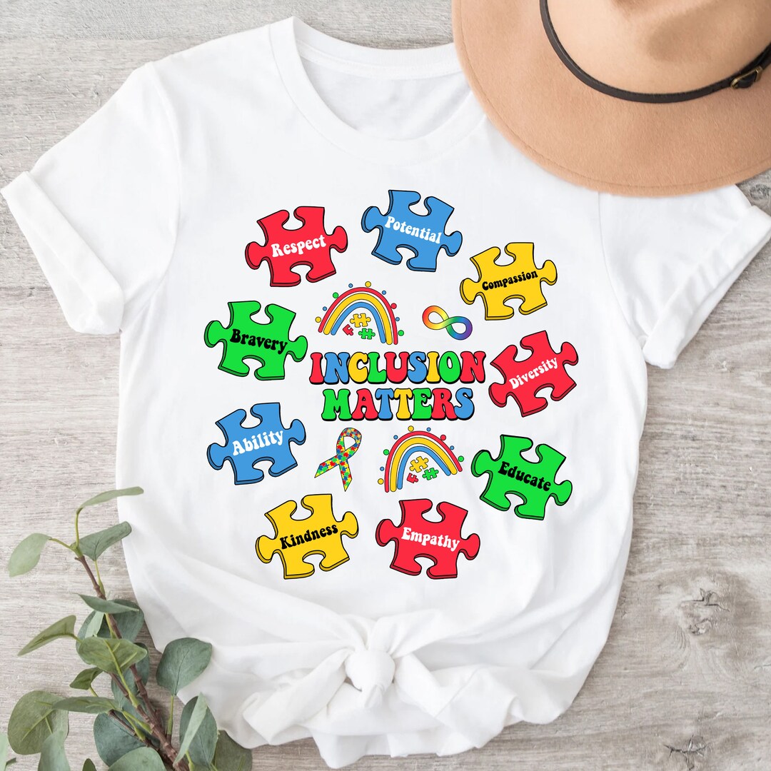 Inclusion Matters Shirt, Infinity Special Education Shirt ...