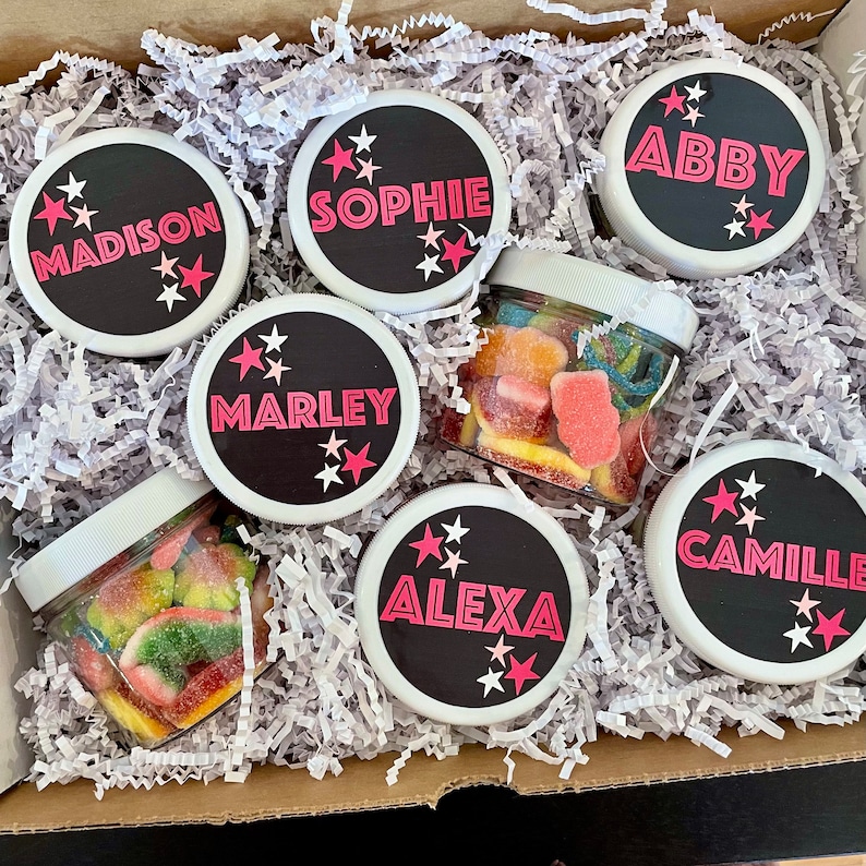 Personalized Candy Jar - Birthday Gift, Party Favor, Baby Shower ...